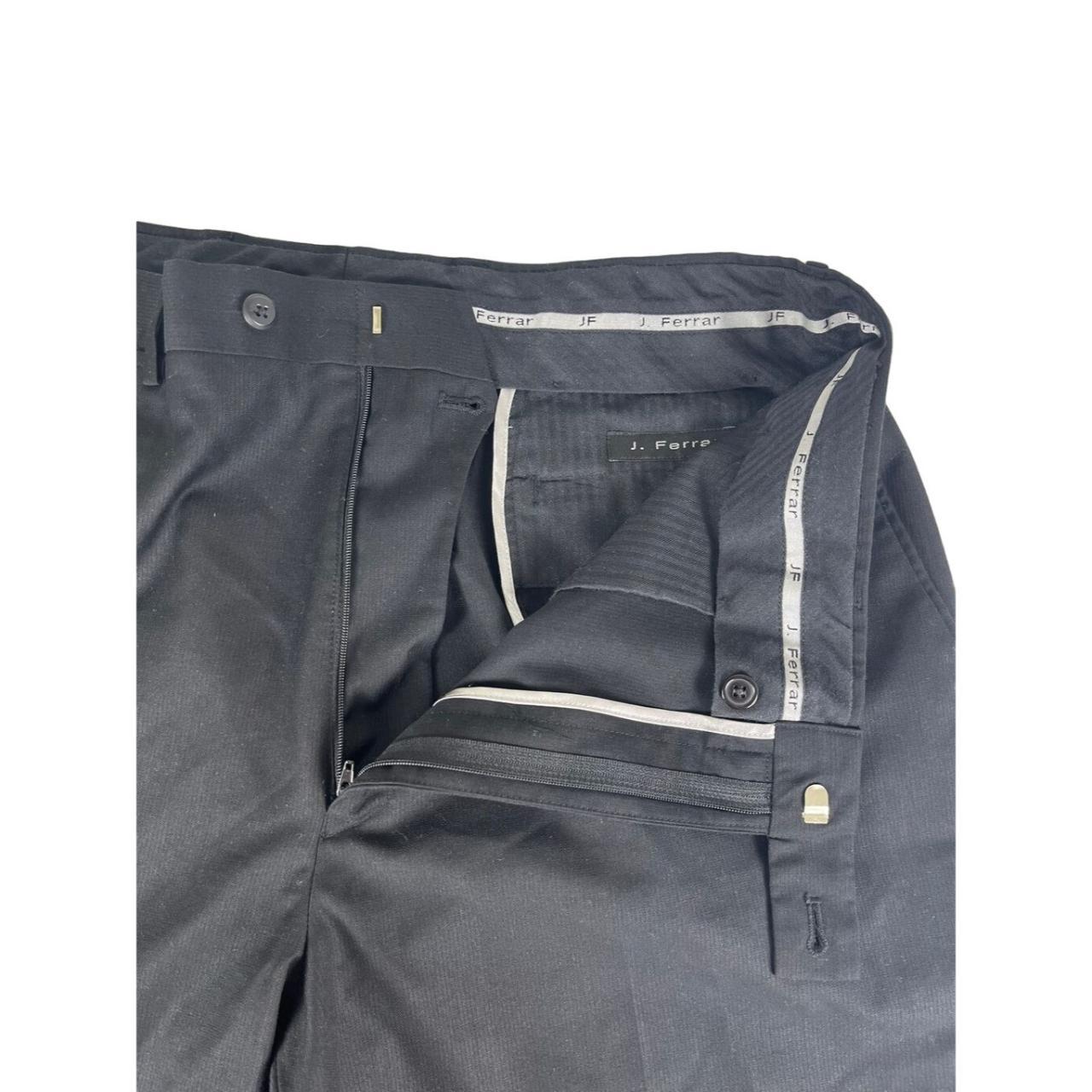 J. Ferrar Straight Leg Dress Pants Men's 38 Black... - Depop