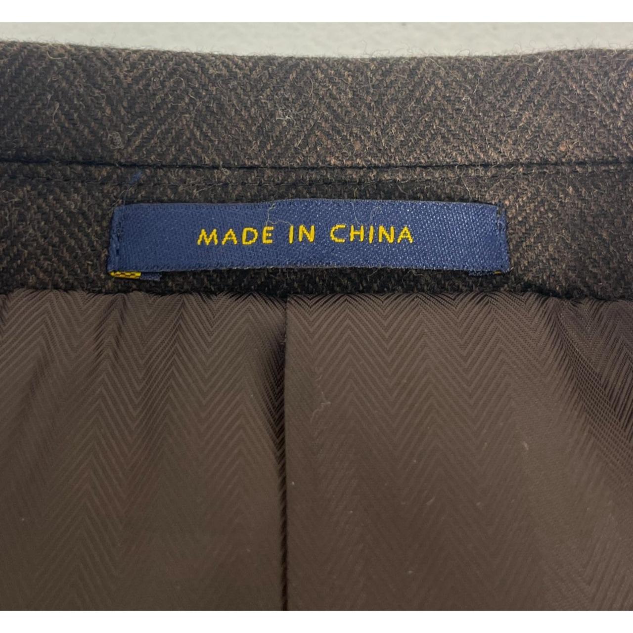 Club Room Macy's Herringbone Tweed Blazer Jacket... - Depop