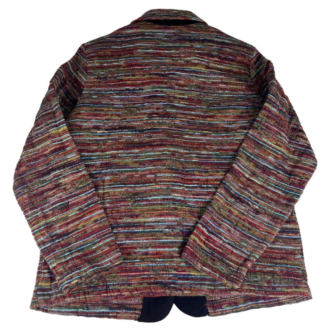 Coldwater Creek Multicolor Striped Jacket Women's PL... - Depop