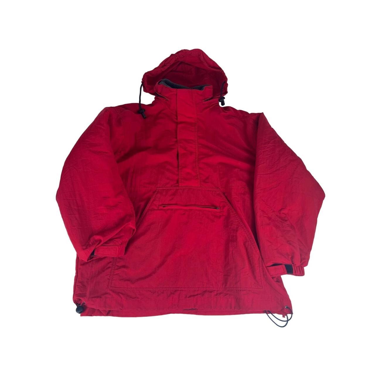 Align Collection Windbreaker Red Hooded Jacket Men's... - Depop