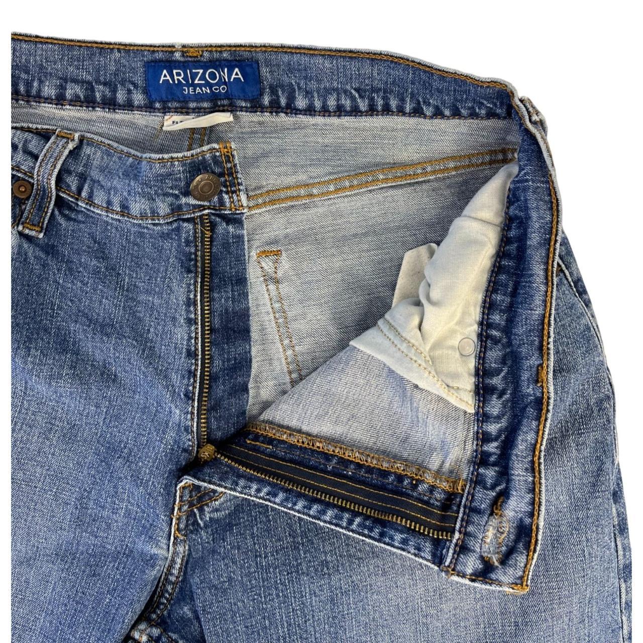 Arizona Jeans Co Flex Relaxed Straight Denim Jeans... - Depop