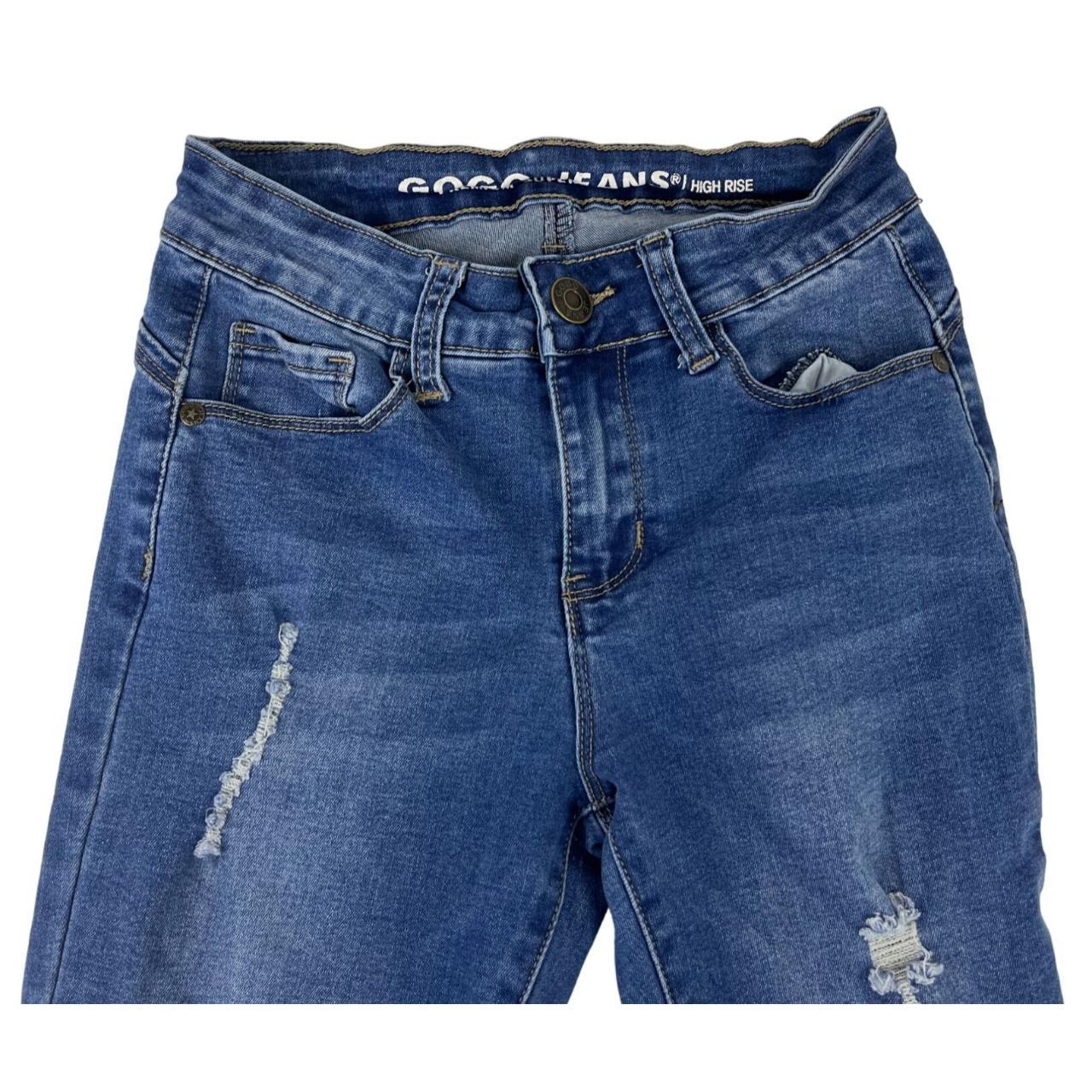 Gogo Jeans Distressed High Rise Ankle Jeans Women's... - Depop