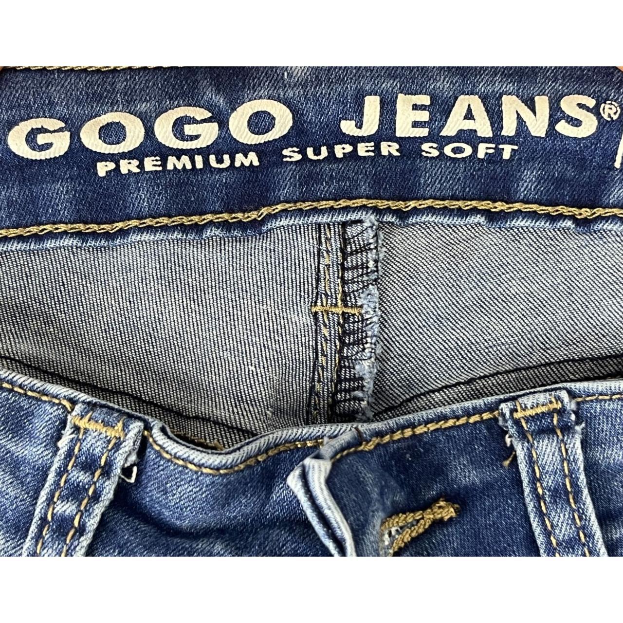 Gogo Jeans Distressed High Rise Ankle Jeans Women's... - Depop