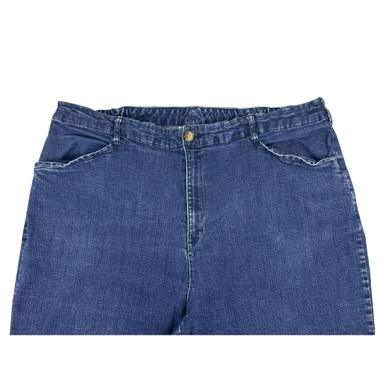 White Stag Women's Jeans Blue Denim Stretch Straight... - Depop