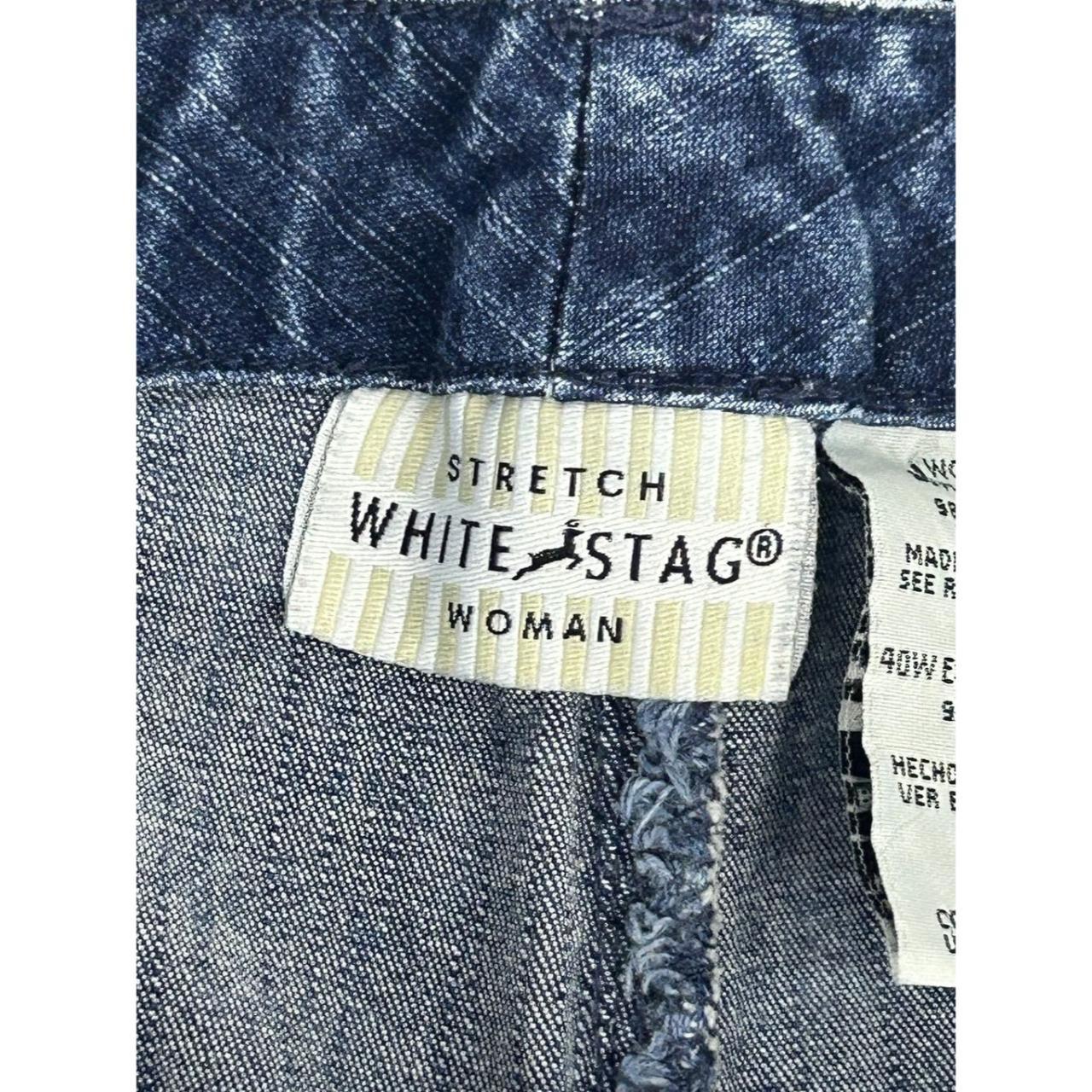 White Stag Women's Jeans Blue Denim Stretch Straight... - Depop