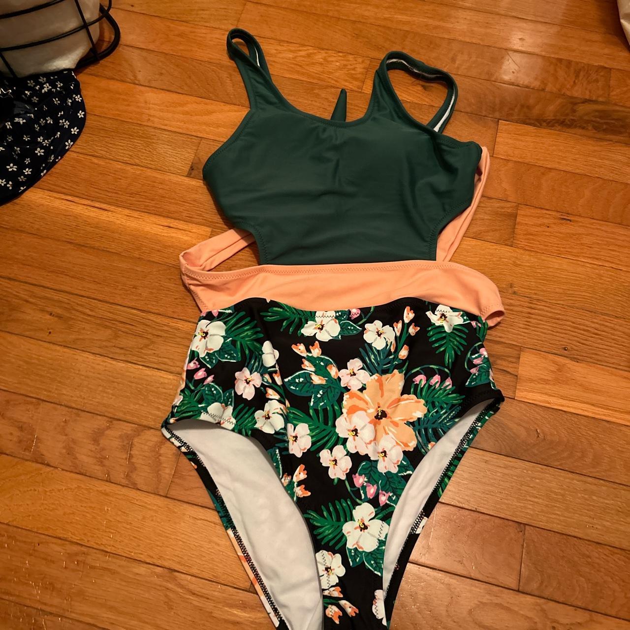 tie back one piece- CUPSHE - Depop