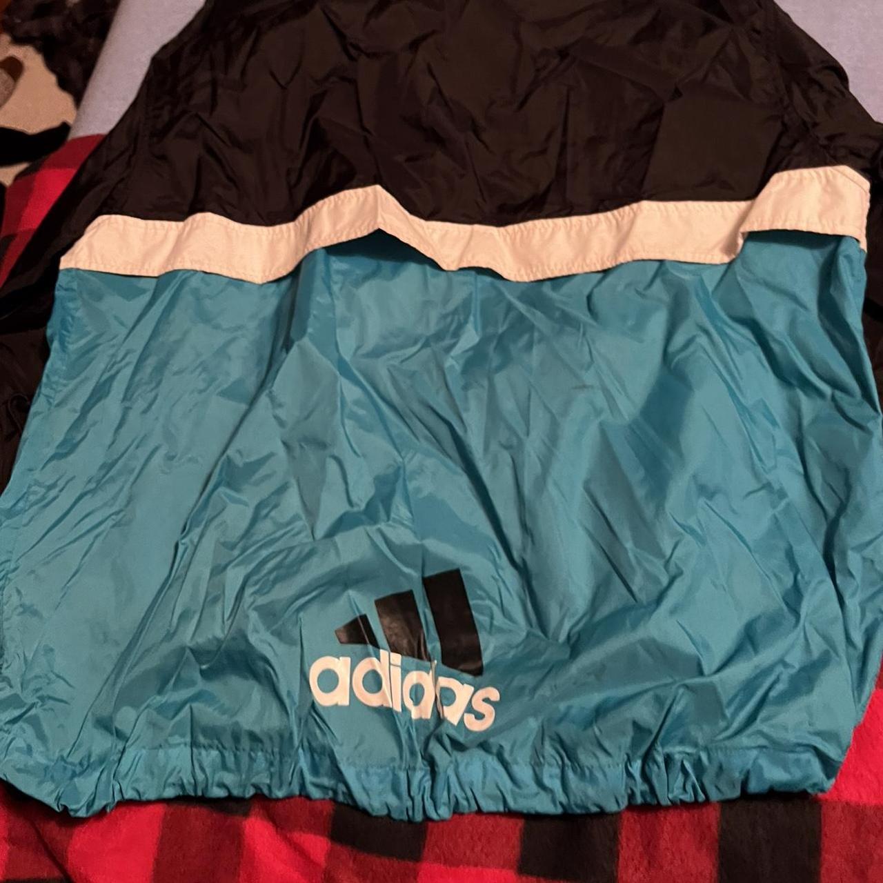 Adidas Men's Blue and Black Jacket | Depop