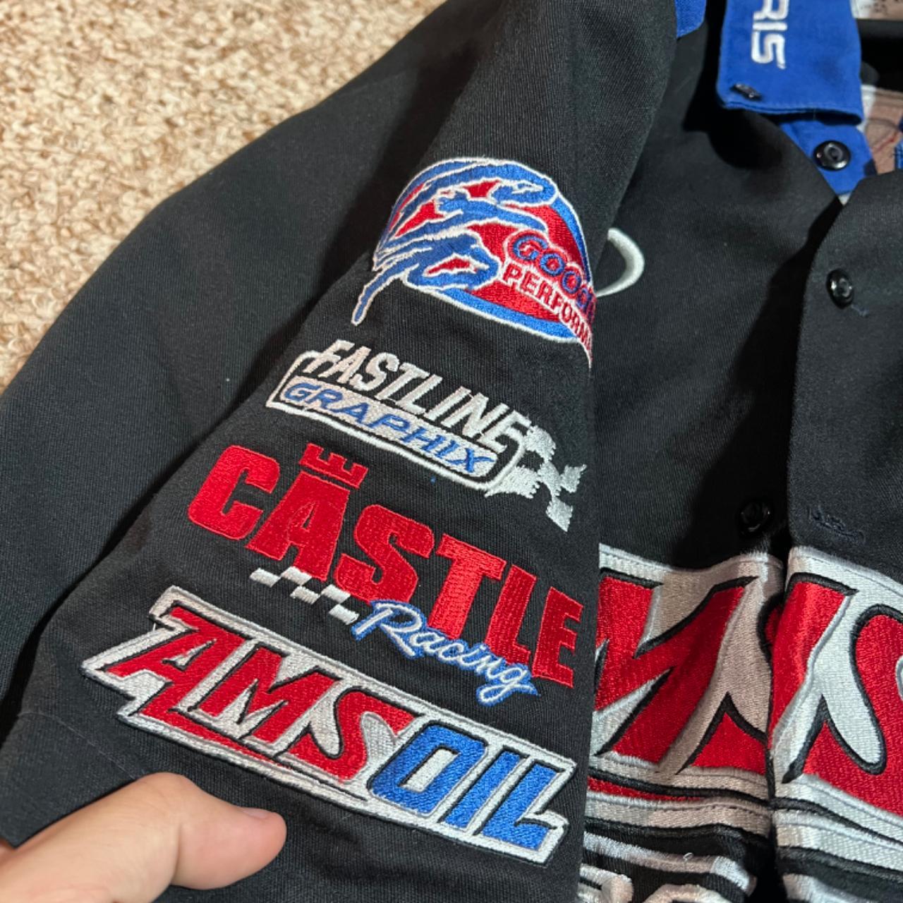 moto sports nascar racing shirt mens XL nice overall... - Depop