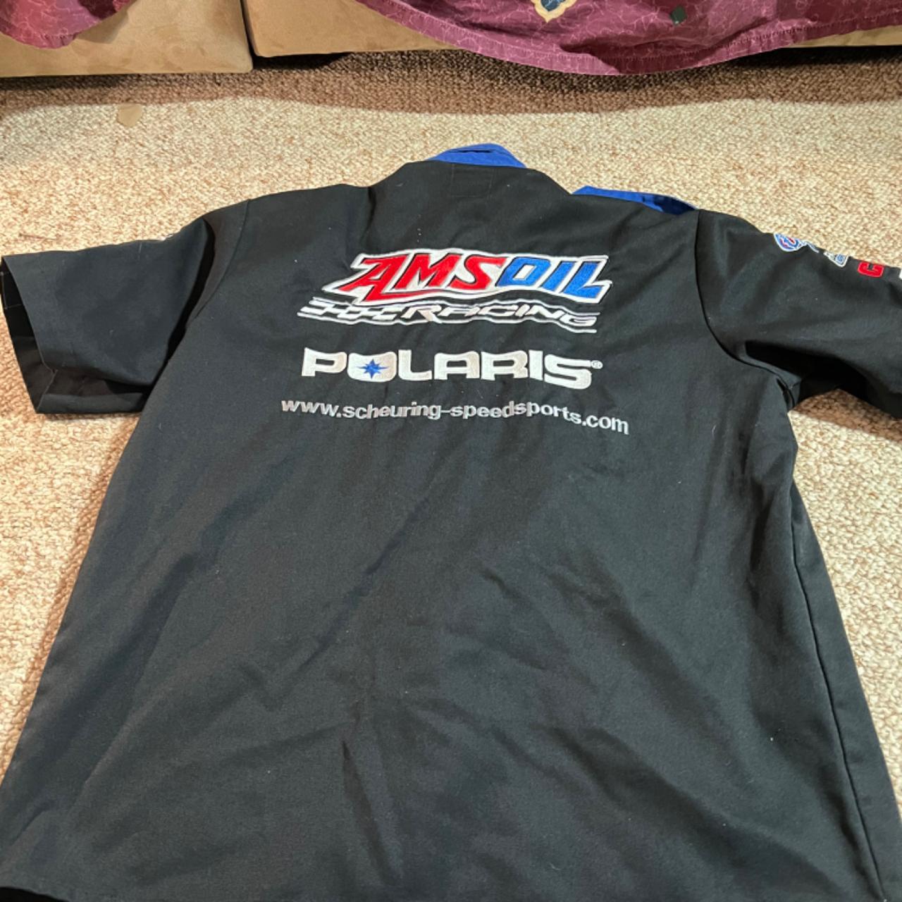 moto sports nascar racing shirt mens XL nice overall... - Depop