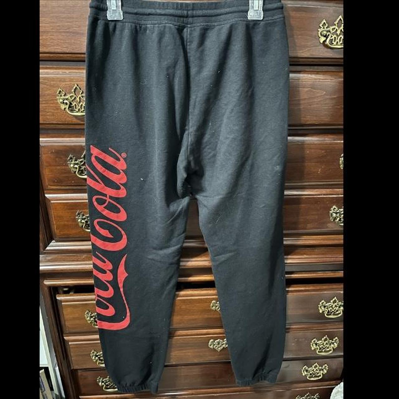 Coca-Cola Women's Red and Black Joggers-tracksuits | Depop