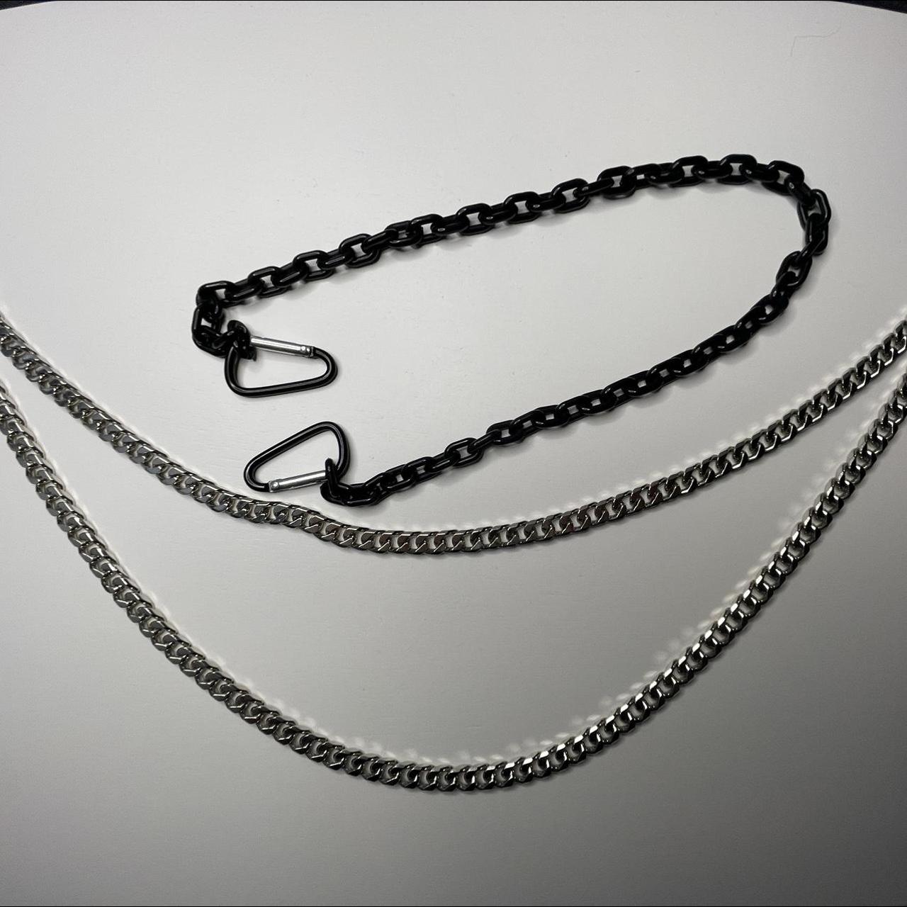 Wallet chains Stainless steel Cuban double... - Depop