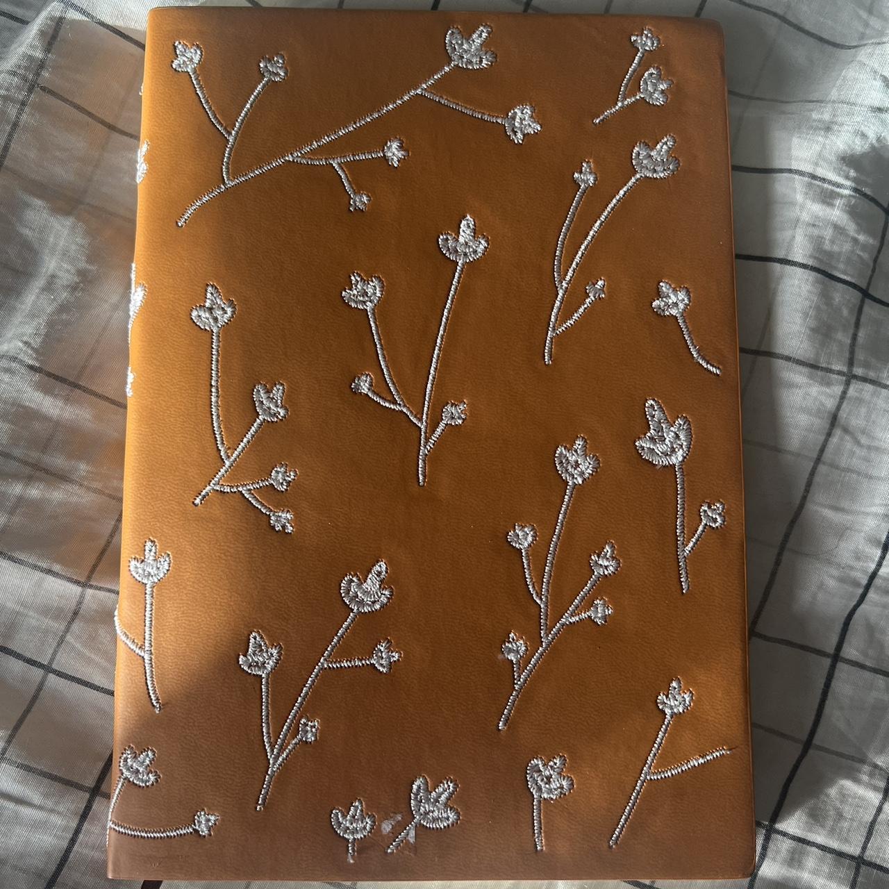 Denik Orange floral embroidered Samantha... - Depop