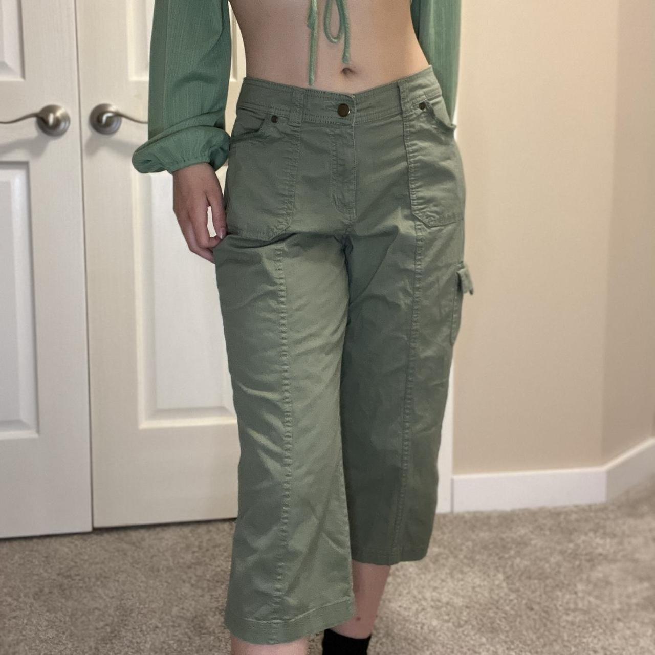 Green Cargo Capris; Croft&Borrow These are so cute... - Depop
