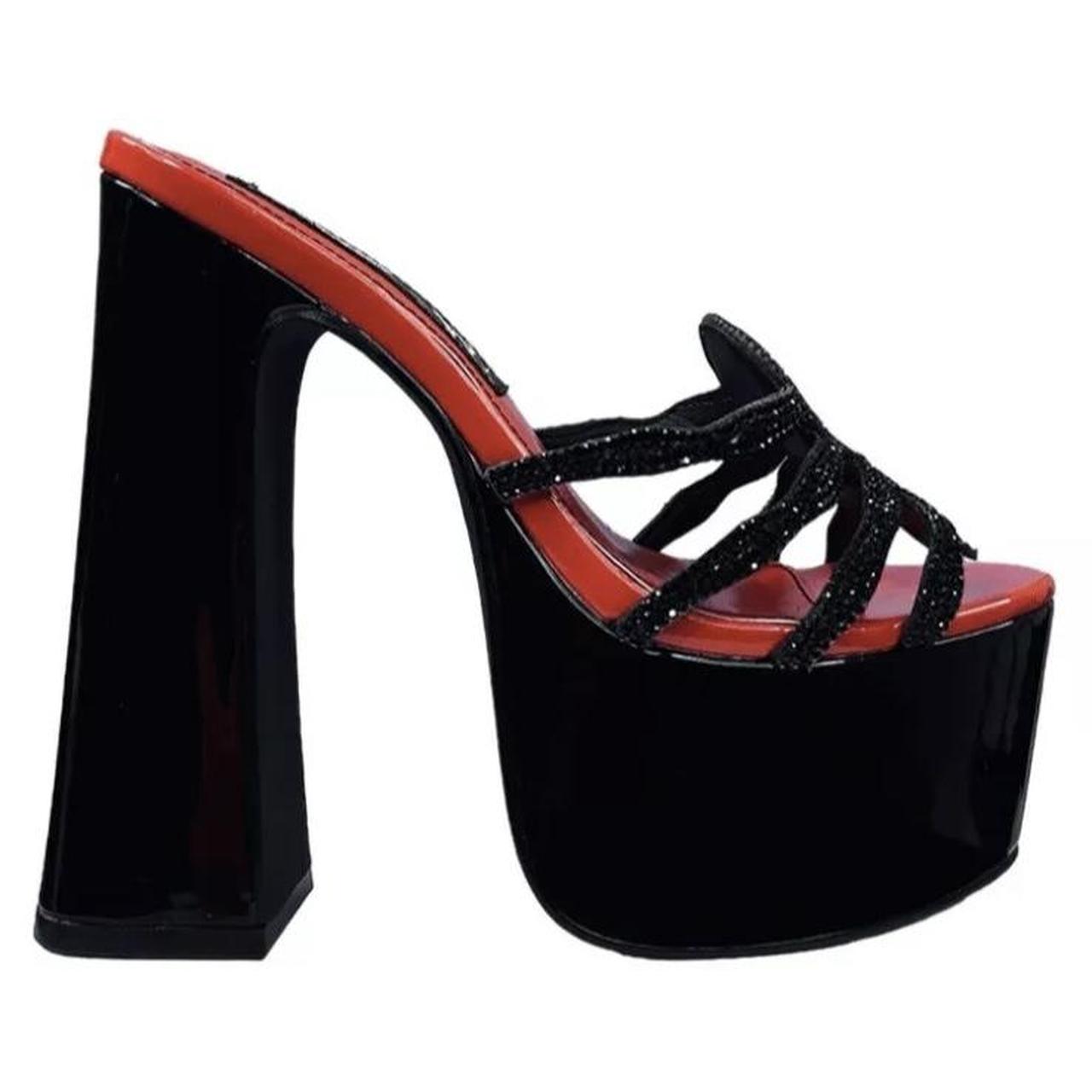 YRU Elvira Spider high heels size 7 Brand New in Box - Depop