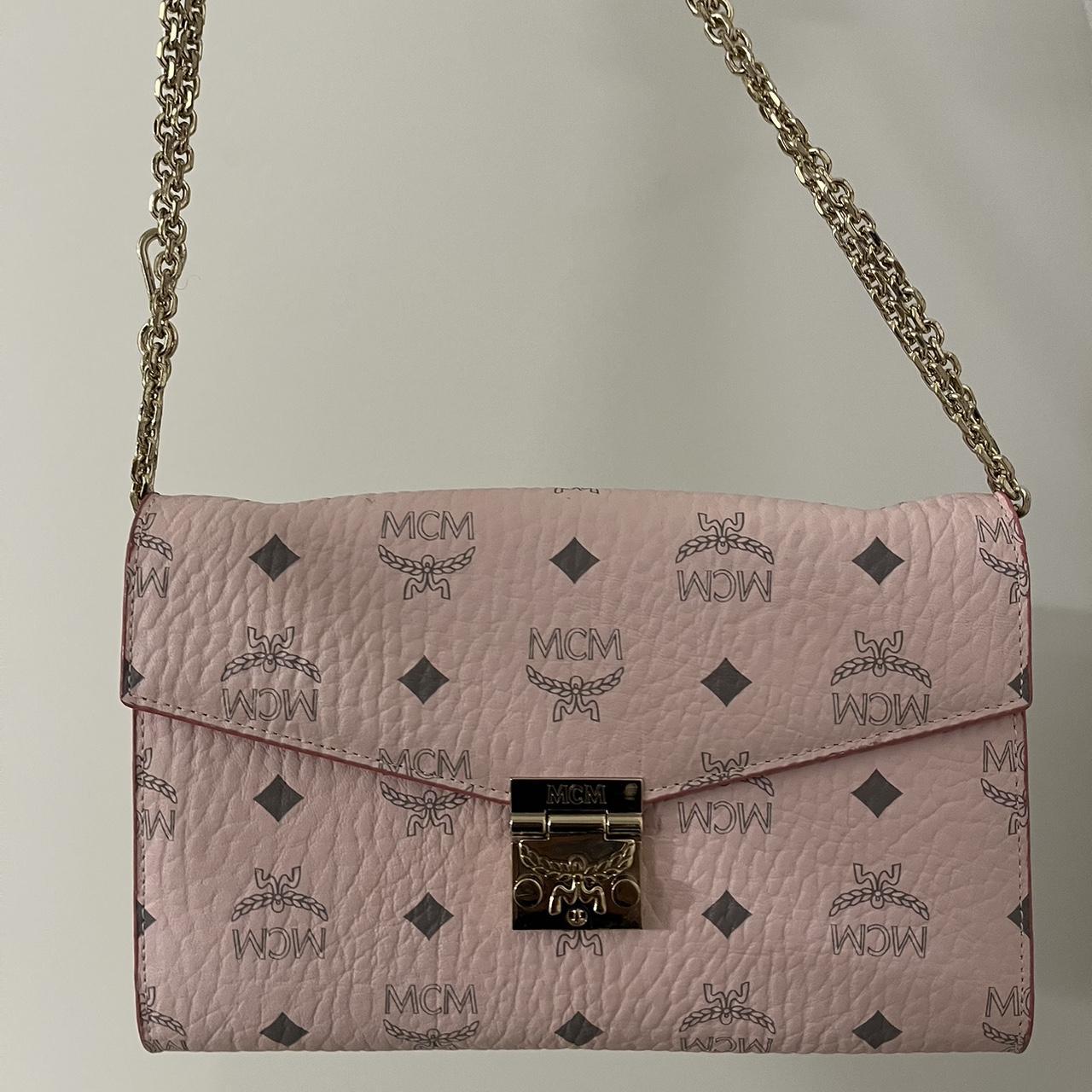 MCM Pink Purse Faint marks inside - Depop