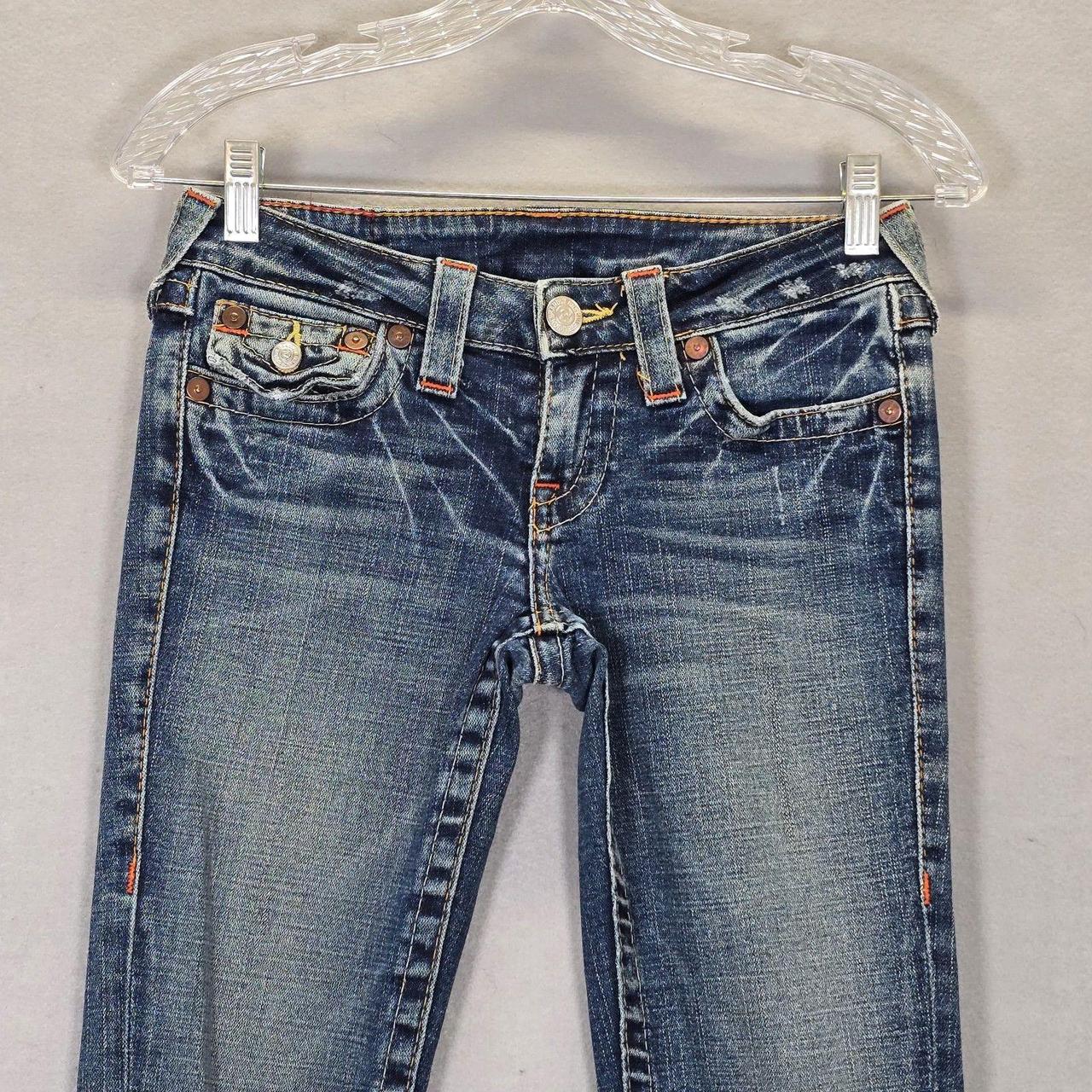 True Religion Joey Jeans Size 26 Blue... | Depop