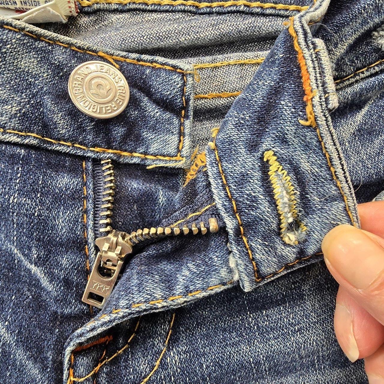 True Religion Joey Jeans Size 26 Blue... | Depop