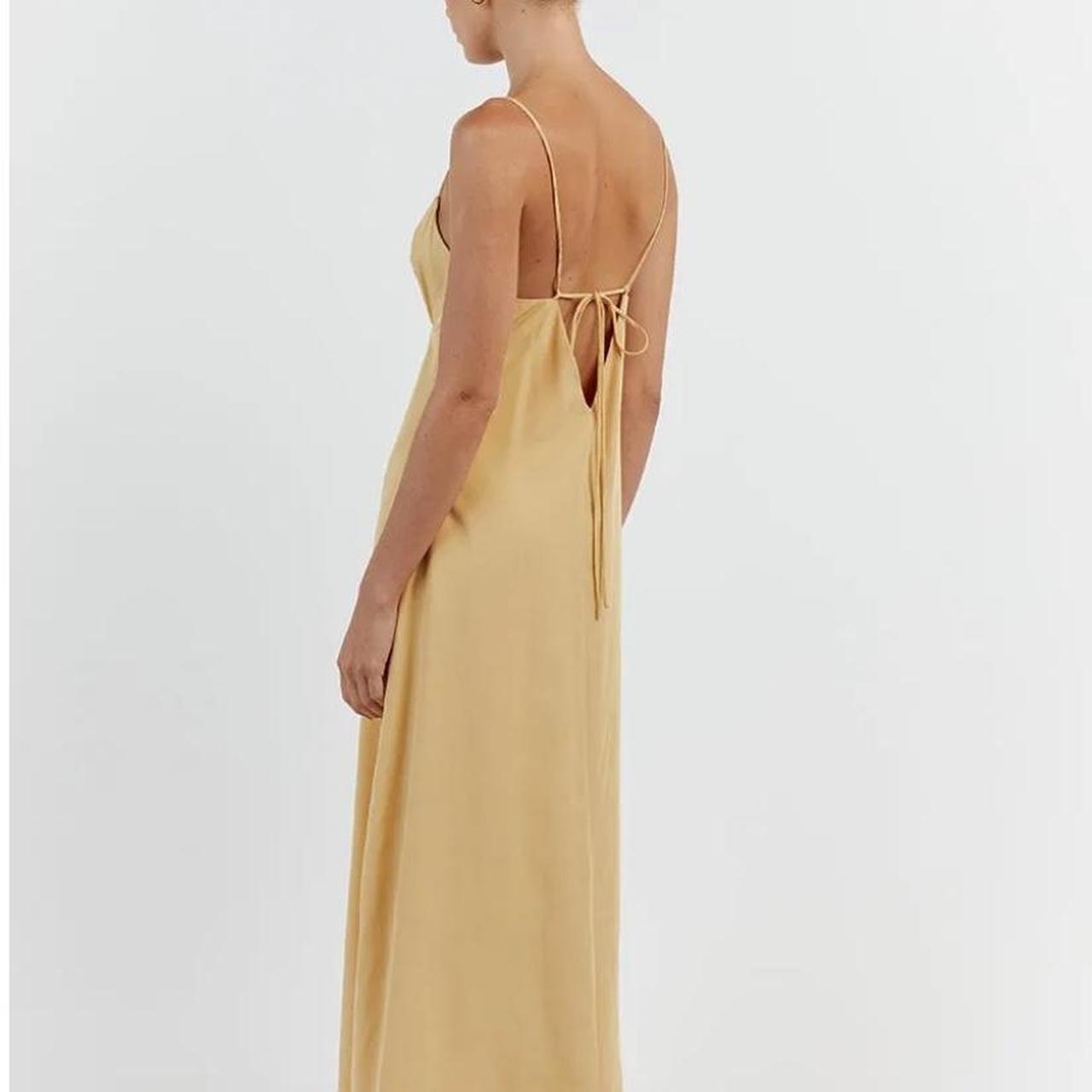 DISSH SHARNI LEMON MIDI DRESS - 12 / LEMON (Brand... - Depop