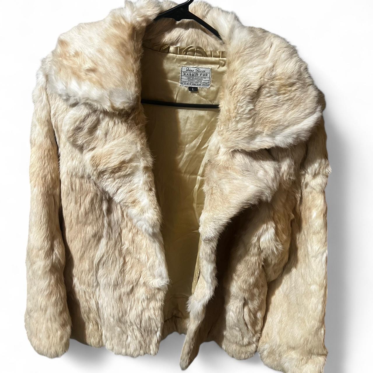 Dino Ricco Genuine Rabbit Fur Coat. Size Large... | Depop