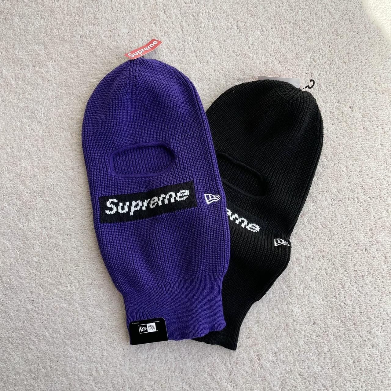 Supreme Women's Purple and Black Hat | Depop