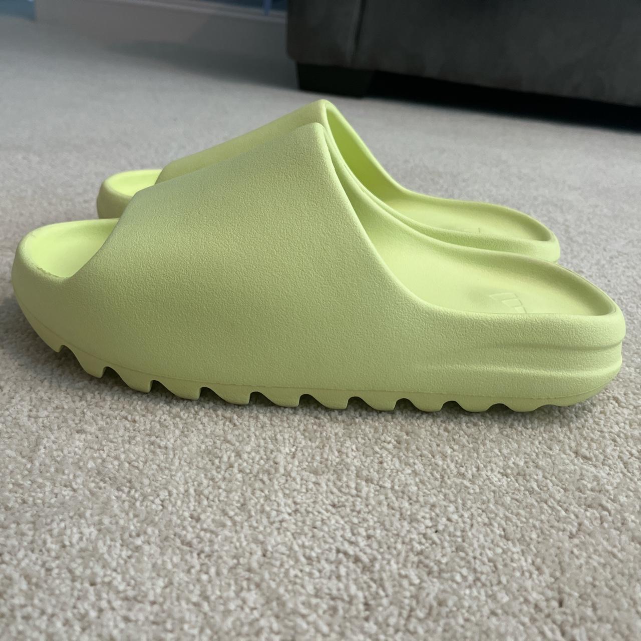 Yeezy Men's Yellow Slides | Depop
