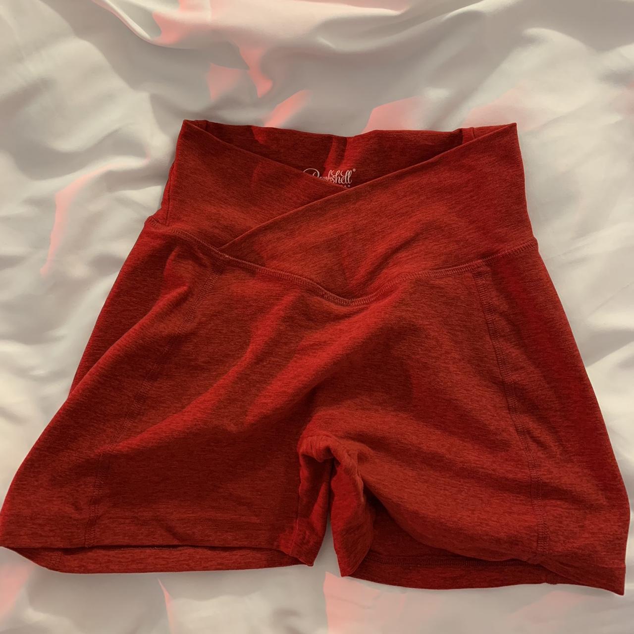 Bombshell Sportswear tiny waist shorts size... - Depop
