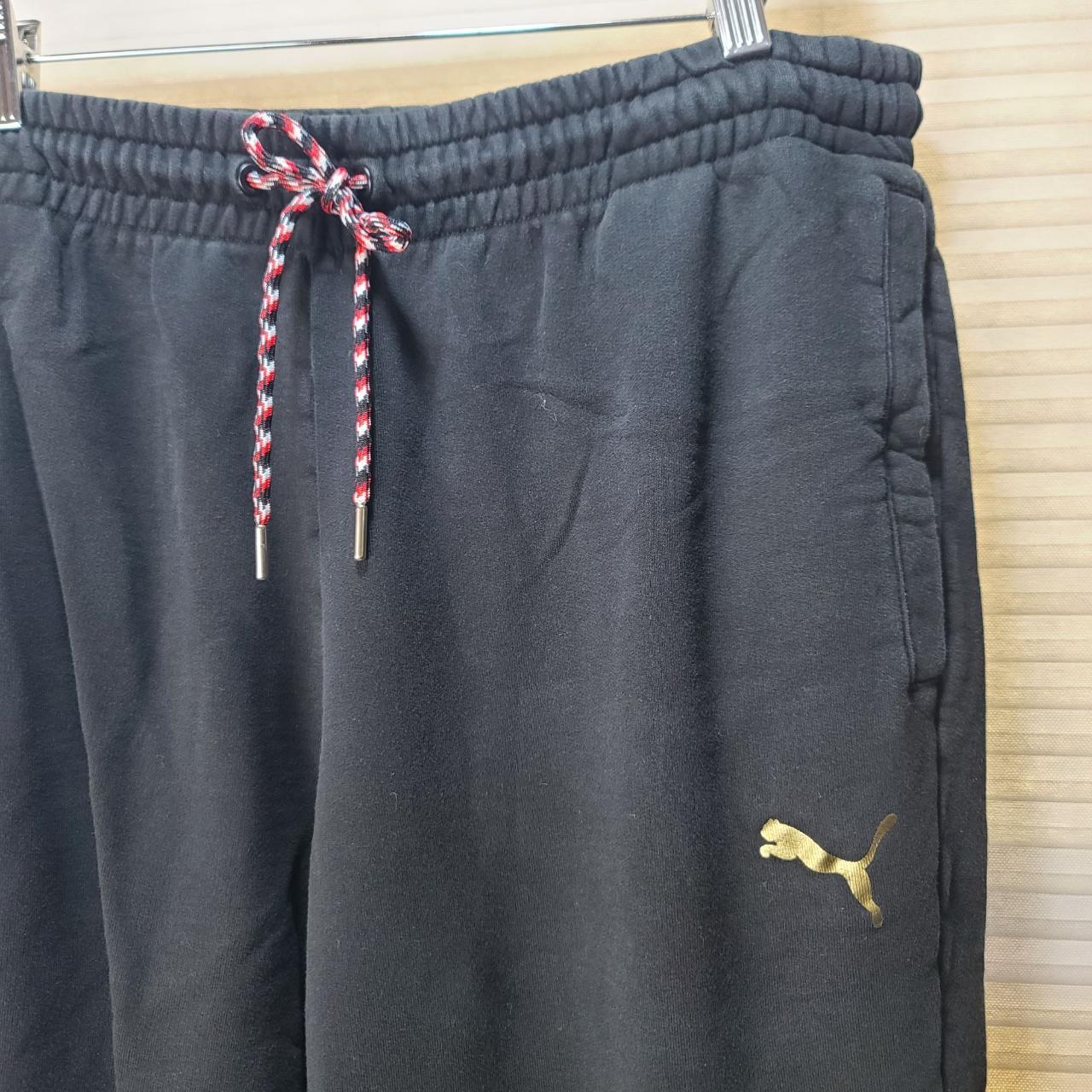 PUMA WAY SE RED BLACK WHITE COLORBLOCK JERSEY... - Depop