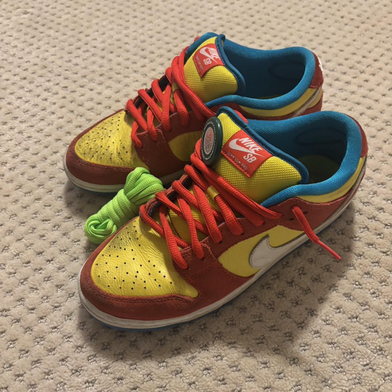 Bart Simpson Dunks Mens size 9 price negotiable | Depop