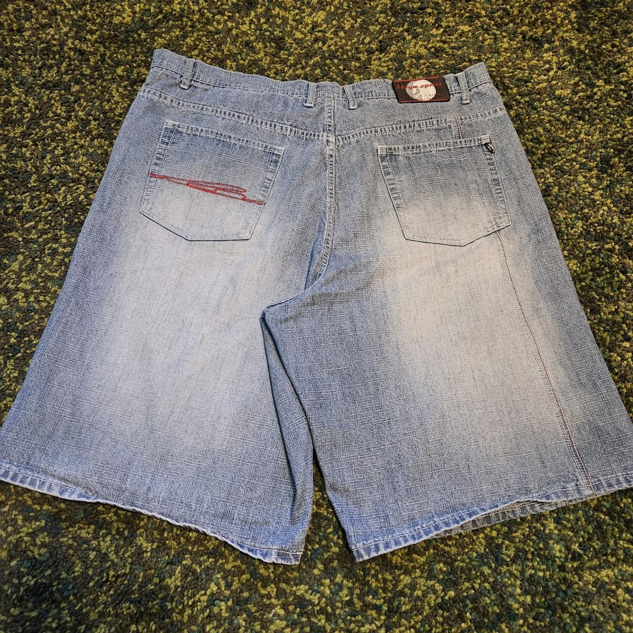 clean af brooklyn express lightwash jorts nice... - Depop