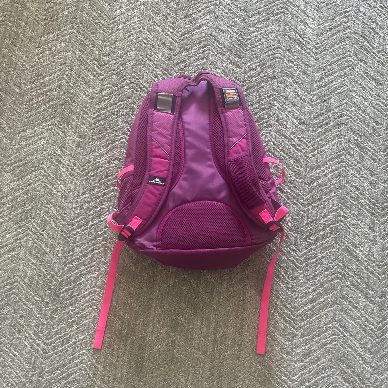 Purple High Sierra Backpack Great condition... - Depop