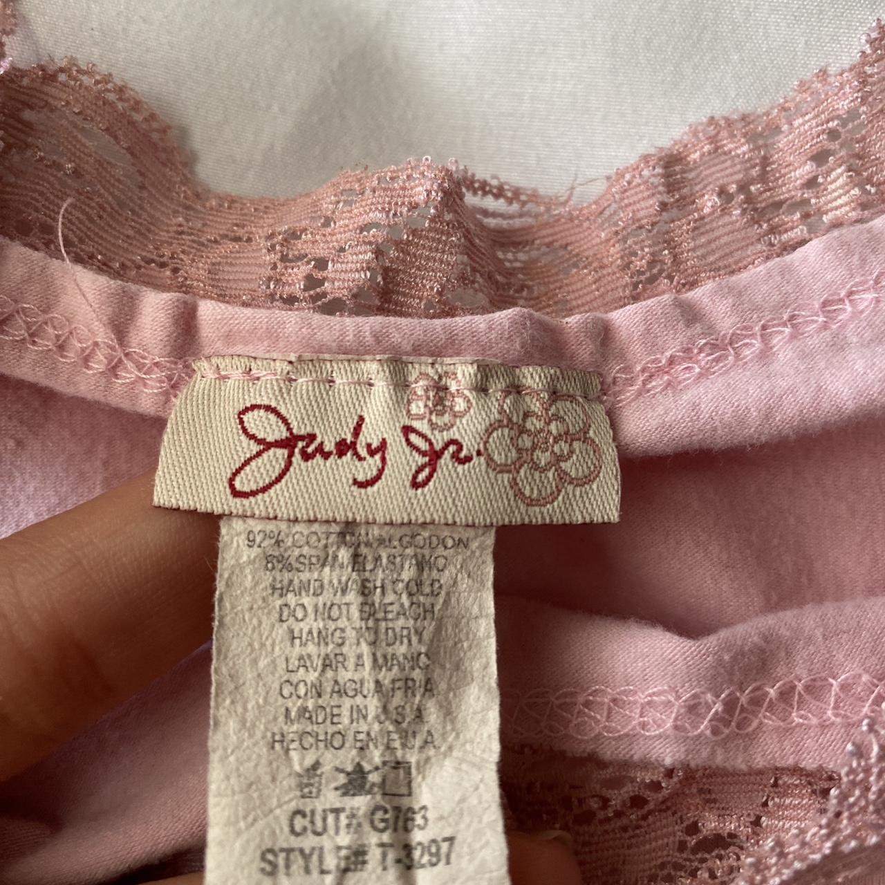 Pink lace cami top bowcore coquette #bowcore... - Depop