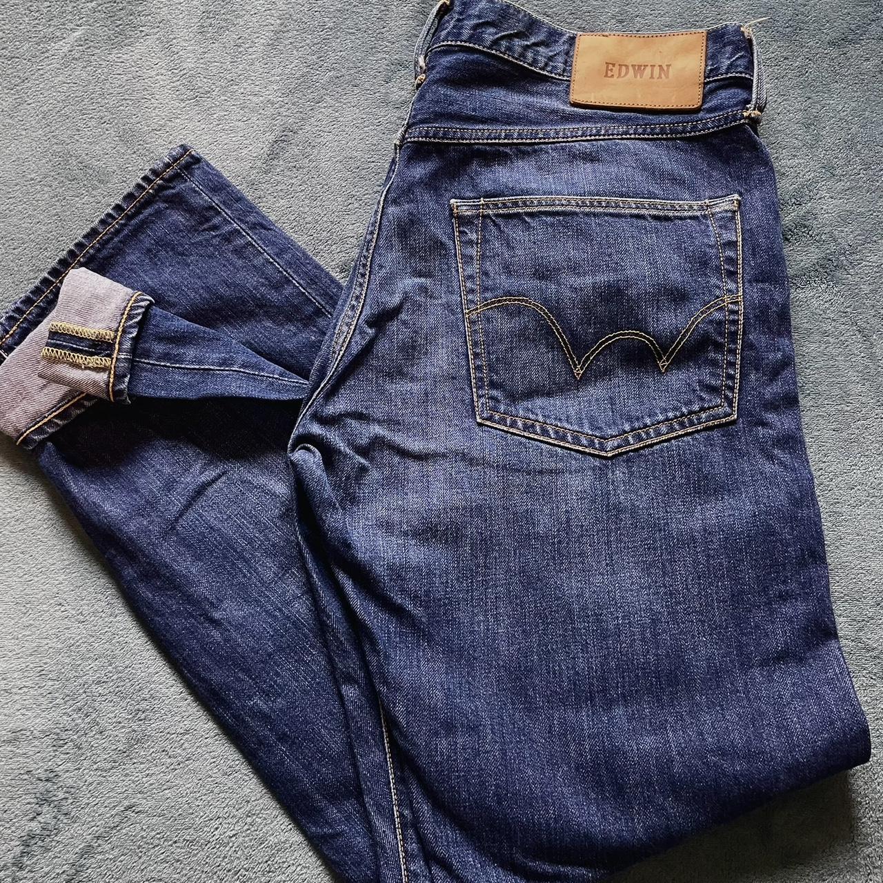 Edwin selvedge men’s denim jeans 34” waist. - Depop