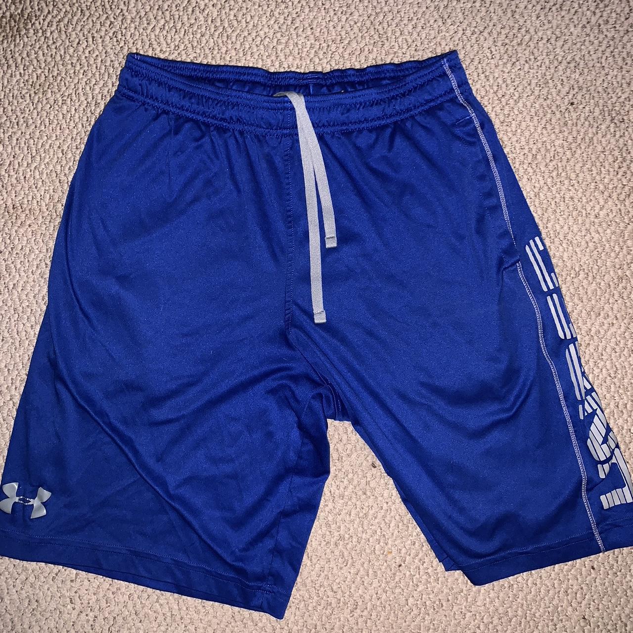Under armour blue basketball shorts men’s small ... - Depop