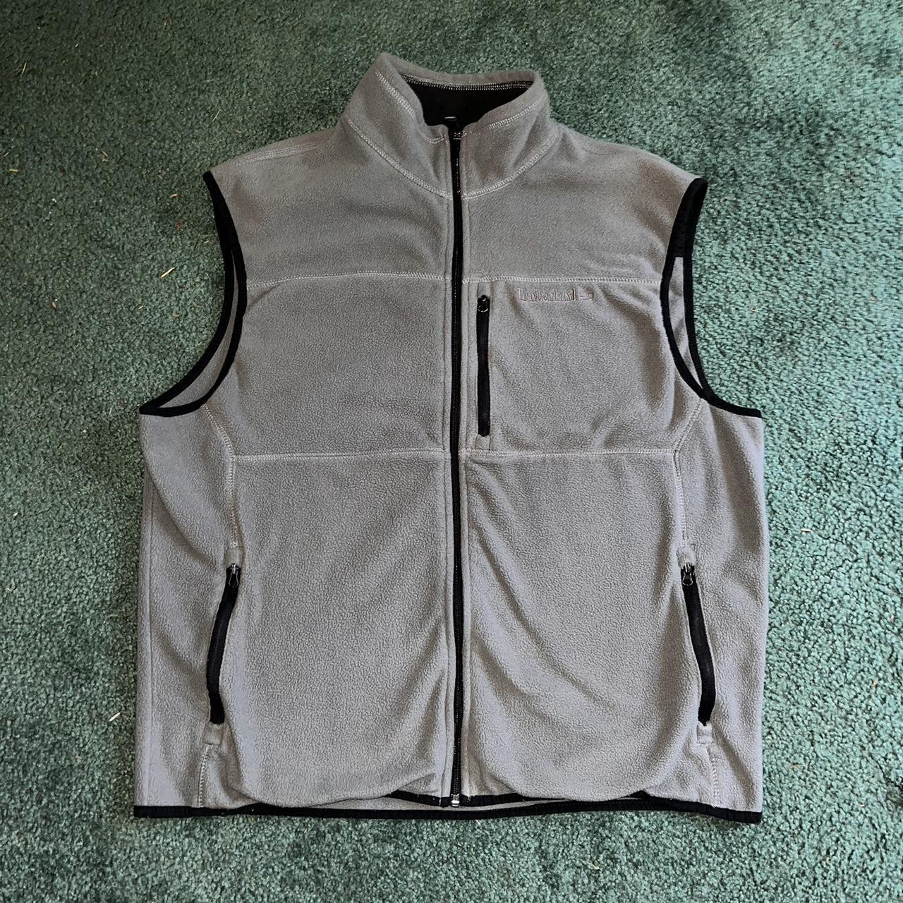 VINTAGE TIMBERLAND FLEECE VEST SIZE L MINT CONDITION - Depop