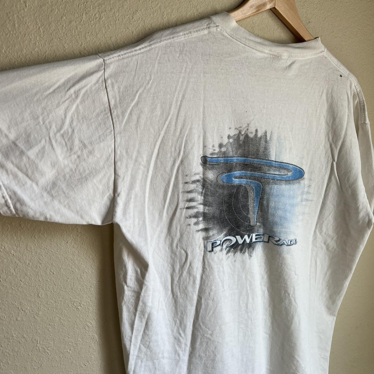 Vintage Powerade promo T-shirt with a ripped tag but... - Depop