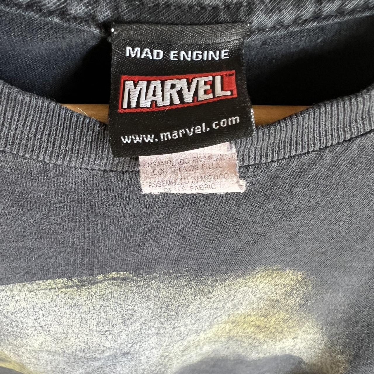 Vintage 2004 grunge y2k punisher marvel mad engine... - Depop