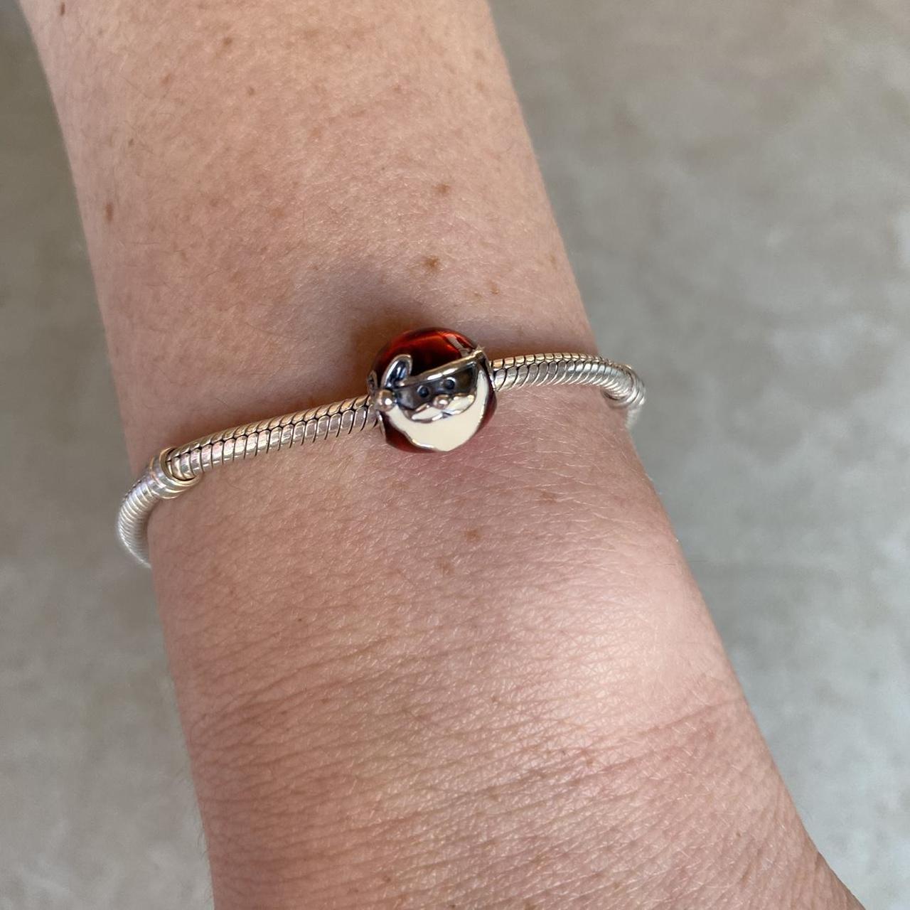 Pandora santa charm 🎅🏻 • sterling silver with red... - Depop
