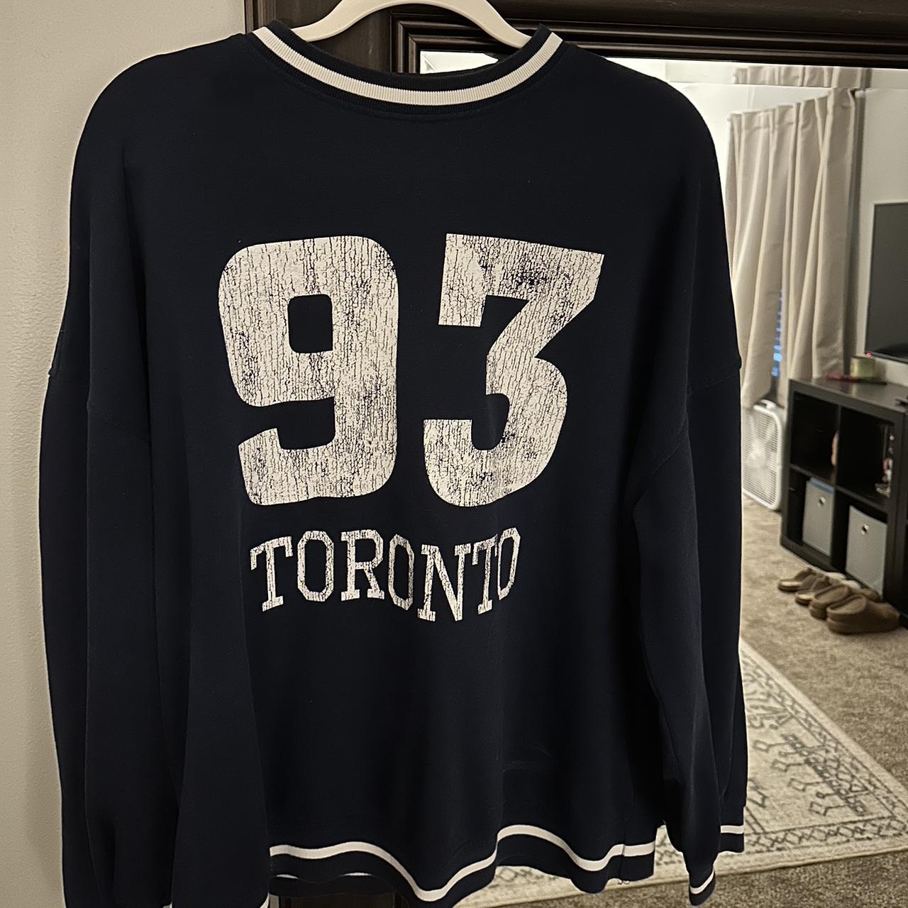 oversized “93 Toronto” hoodie in very good... - Depop