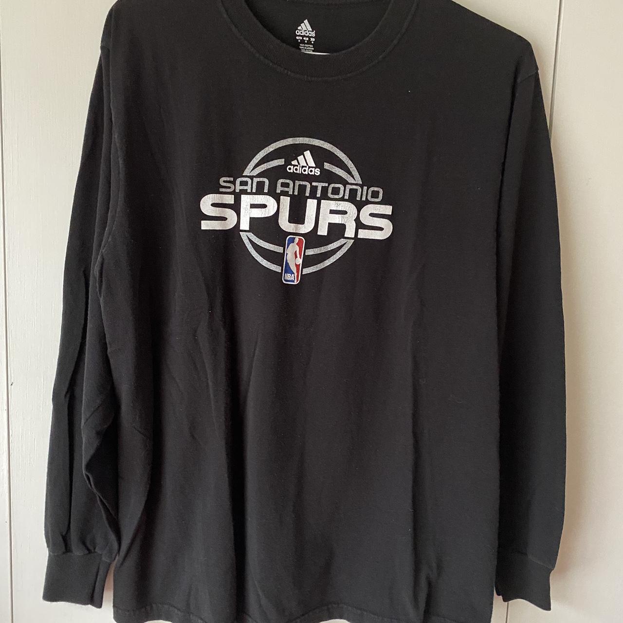 Adidas San Antonio Spurs NBA long sleeve tshirt... - Depop