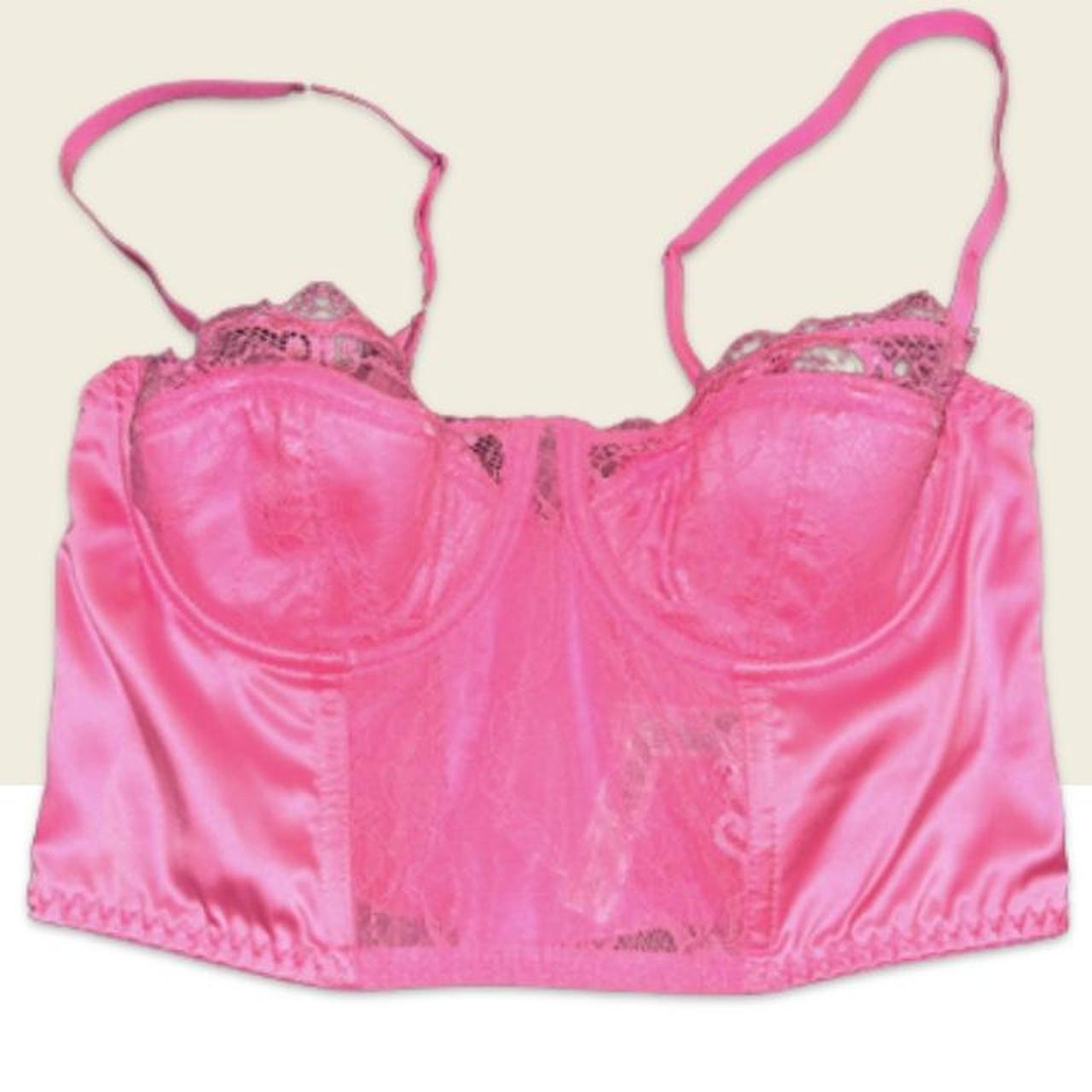 Pink going out corset top - Depop