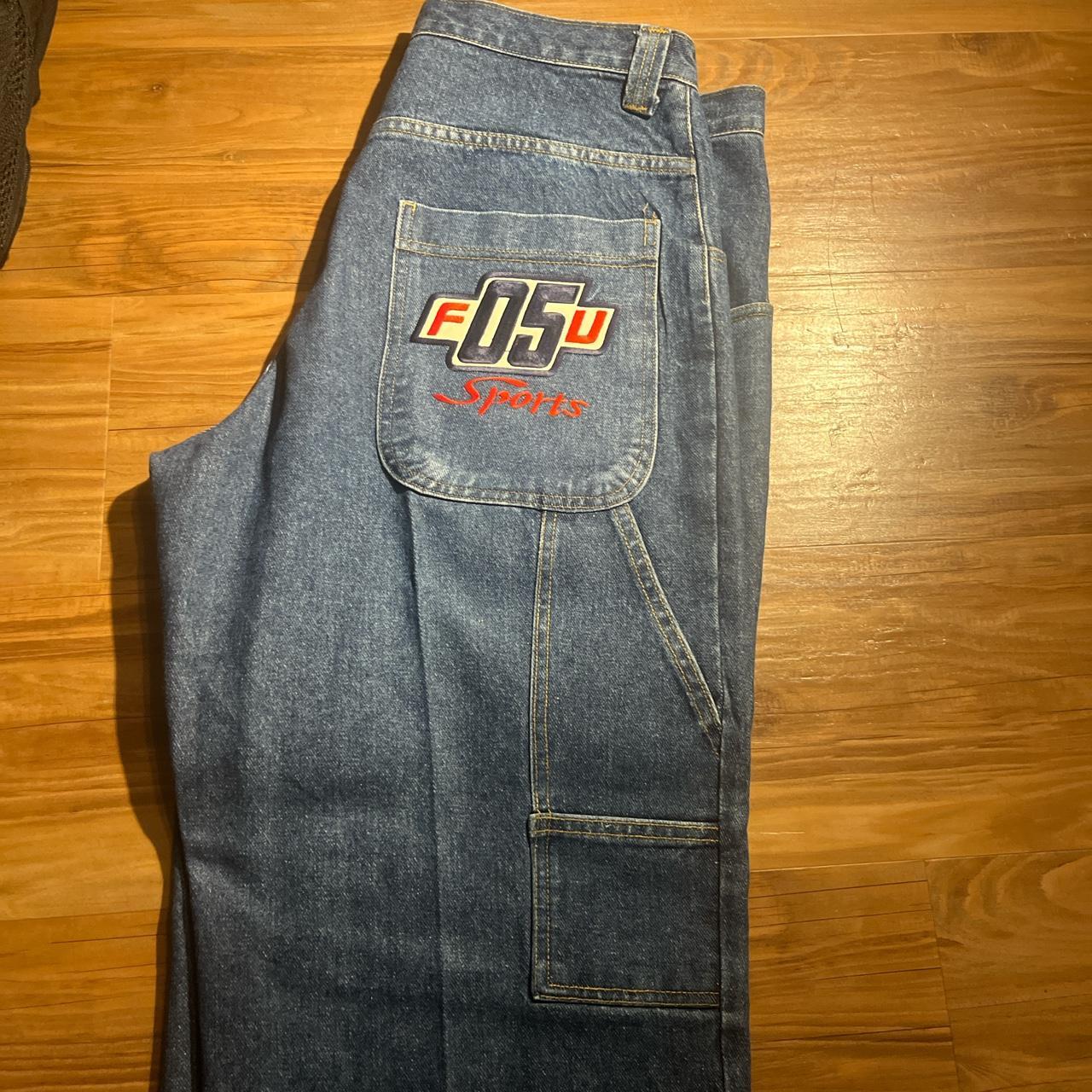 Fubu sports jeans. W34 L32 - Depop