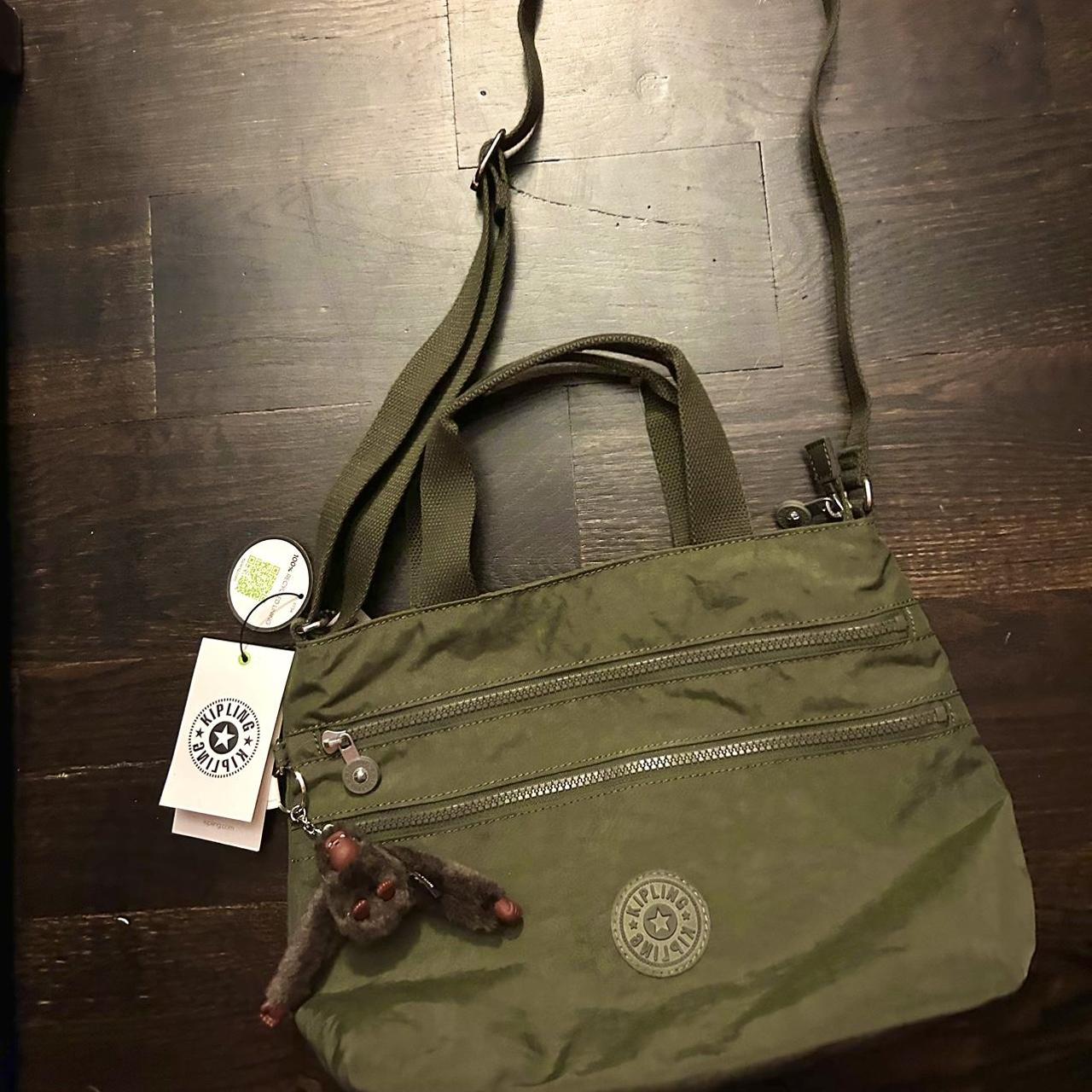 Kipling Women's Green Bag | Depop