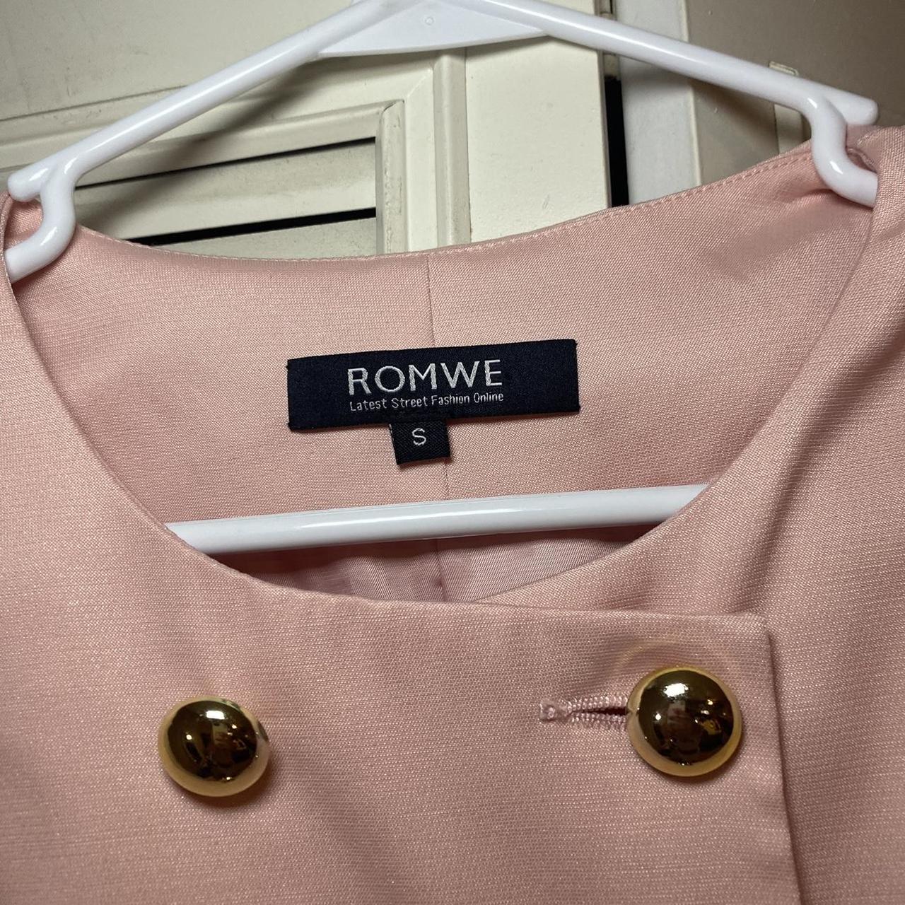 Pink button-up dress with buttons - Depop