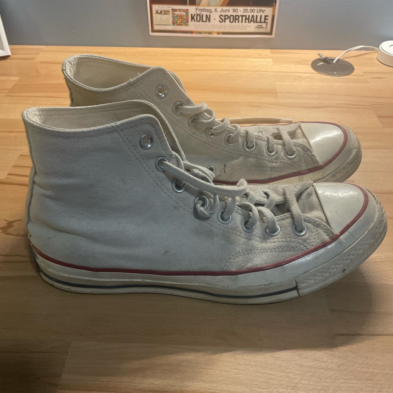 Converse chuck taylor 70 all star cream - quite used... - Depop