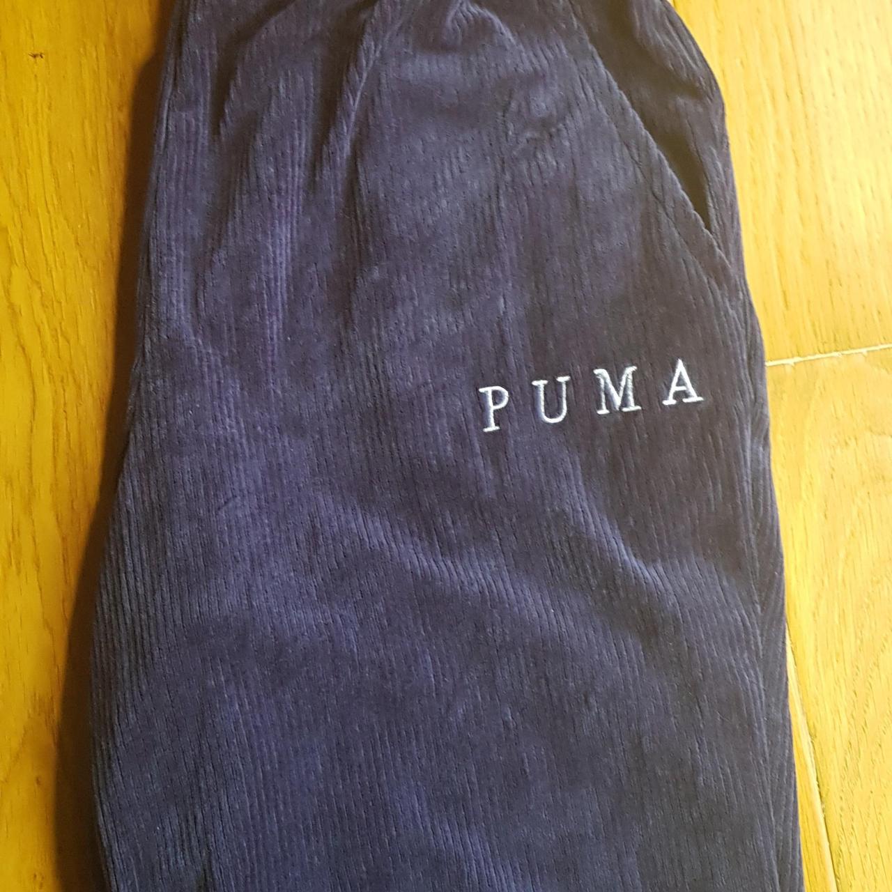 Velvet corduroy Puma trackies Never been... - Depop