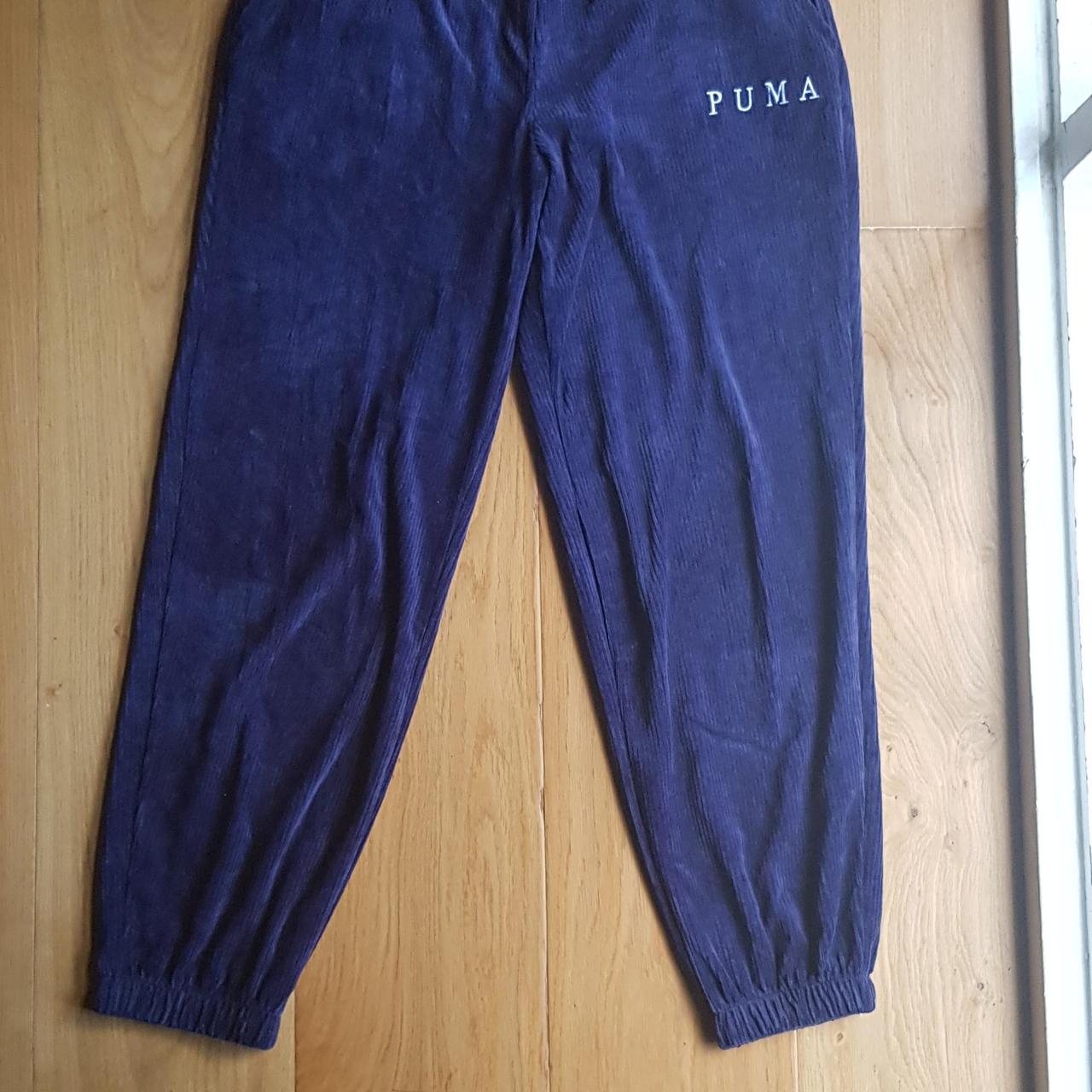 Velvet corduroy Puma trackies Never been... - Depop