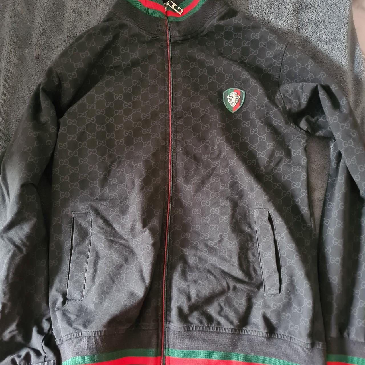 Very comfortable Gucci zip up bomber jacket/jumper.... - Depop