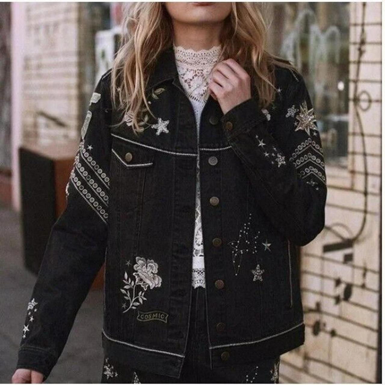 Spell & The Gypsy Celestial Embellished Jacket S... | Depop