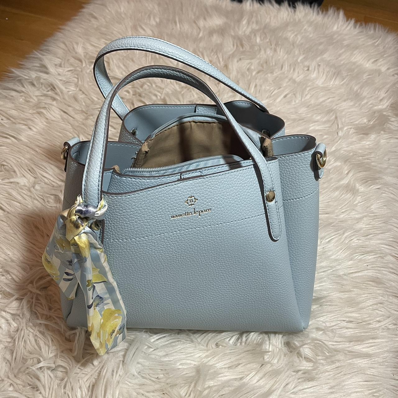 Pretty light blue Nanette Lepore purse! Comes with... - Depop