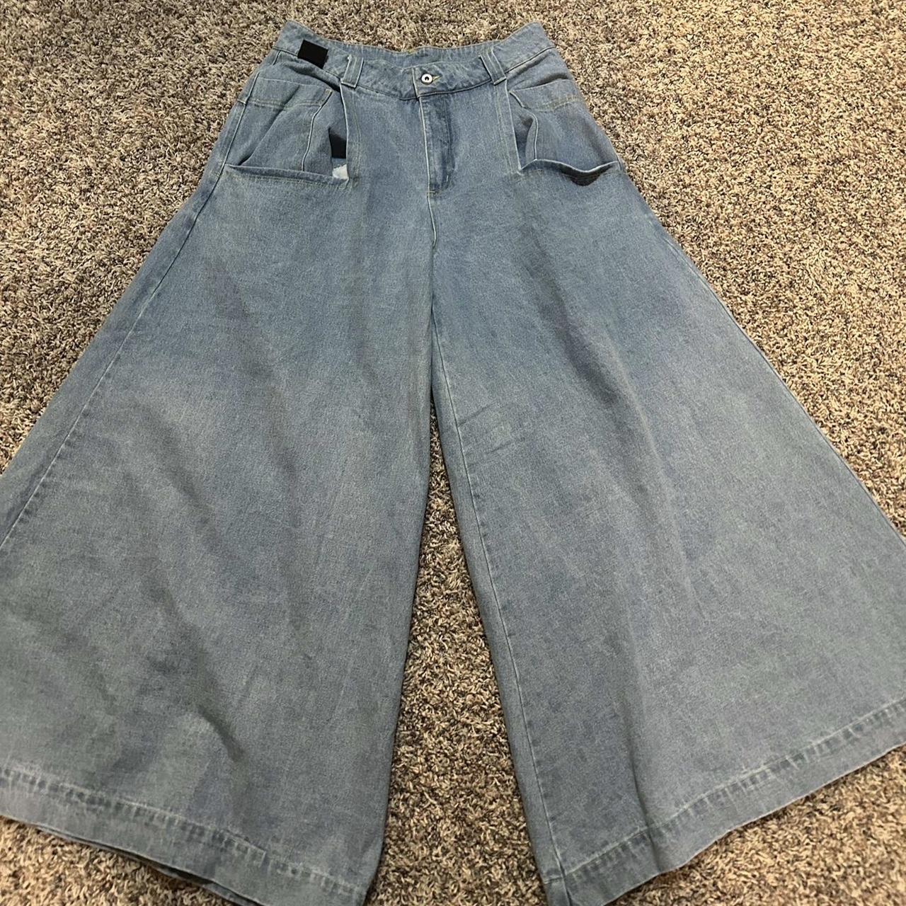 Wide Leg Jnco type jeans Super baggy jeans that... - Depop